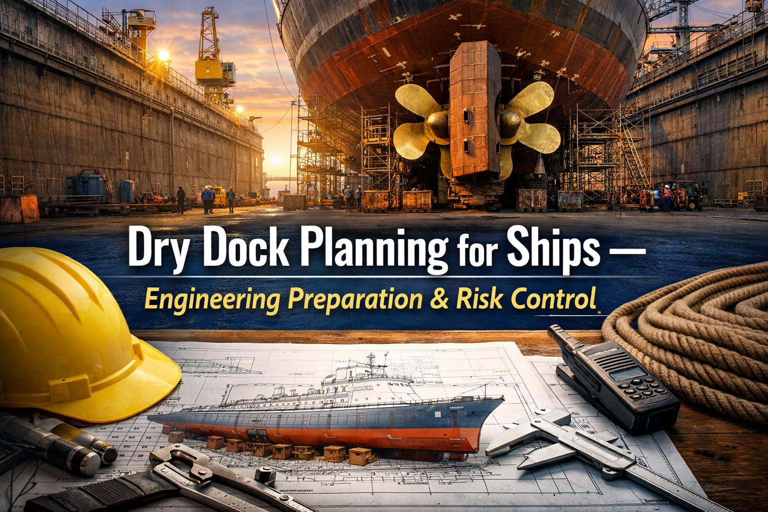 Dry Dock Planning for Ships — Engineering Preparation & Risk Control